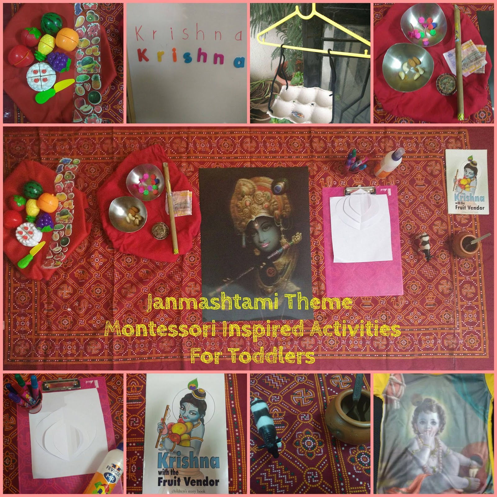 Janmashtami (Krishna) Theme Montessori Inspired Activities For Kids ...