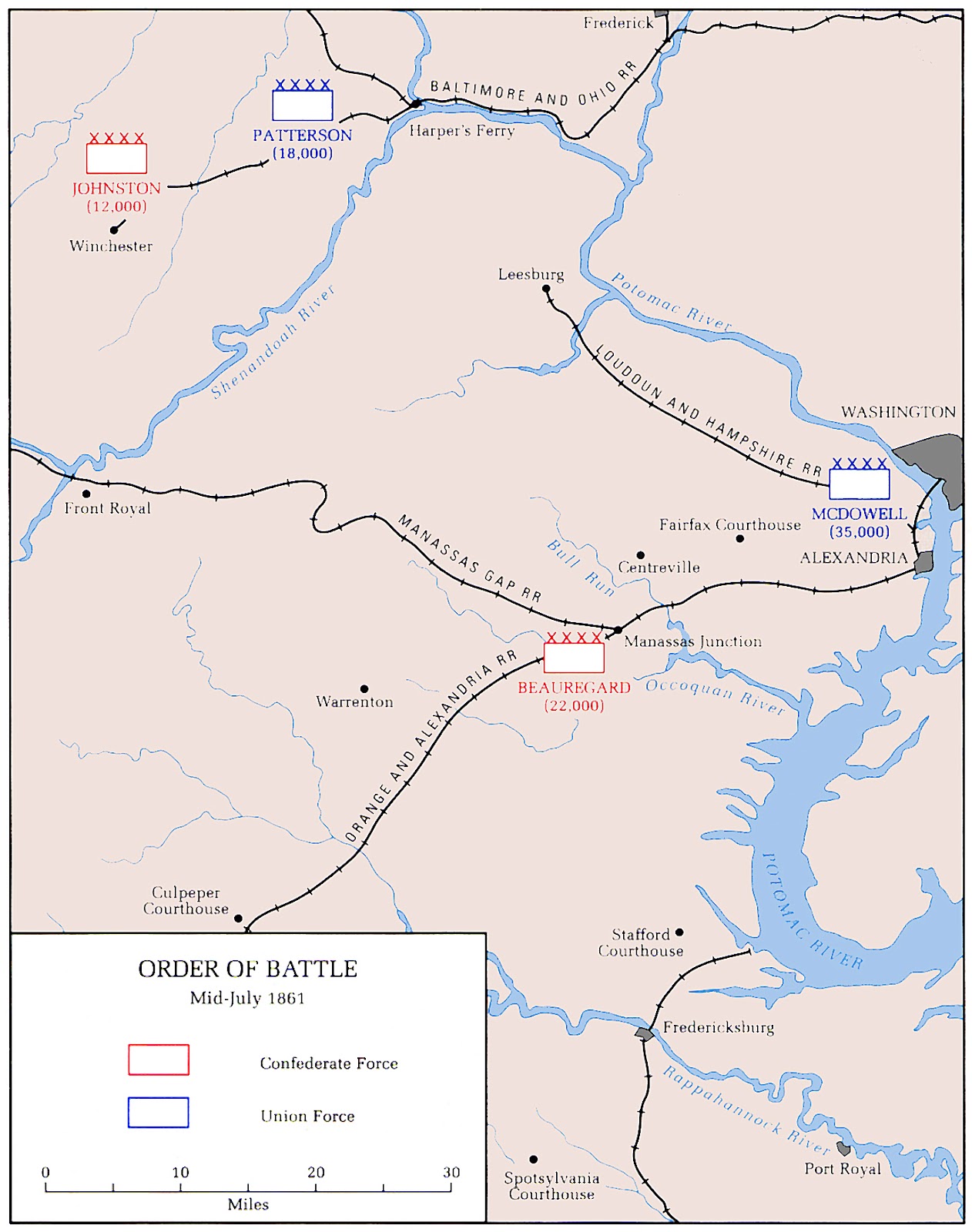 The First Year: The First Battle of Bull Run
