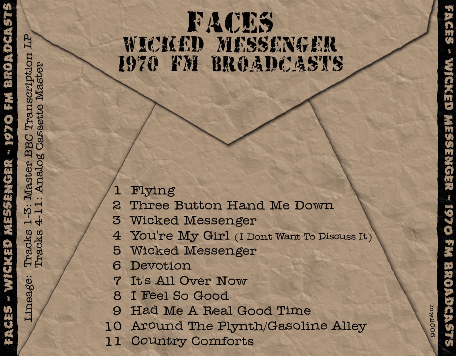 juicyjaila: The Faces - Wicked Messenger (At BBC England 1970) (Bootleg)