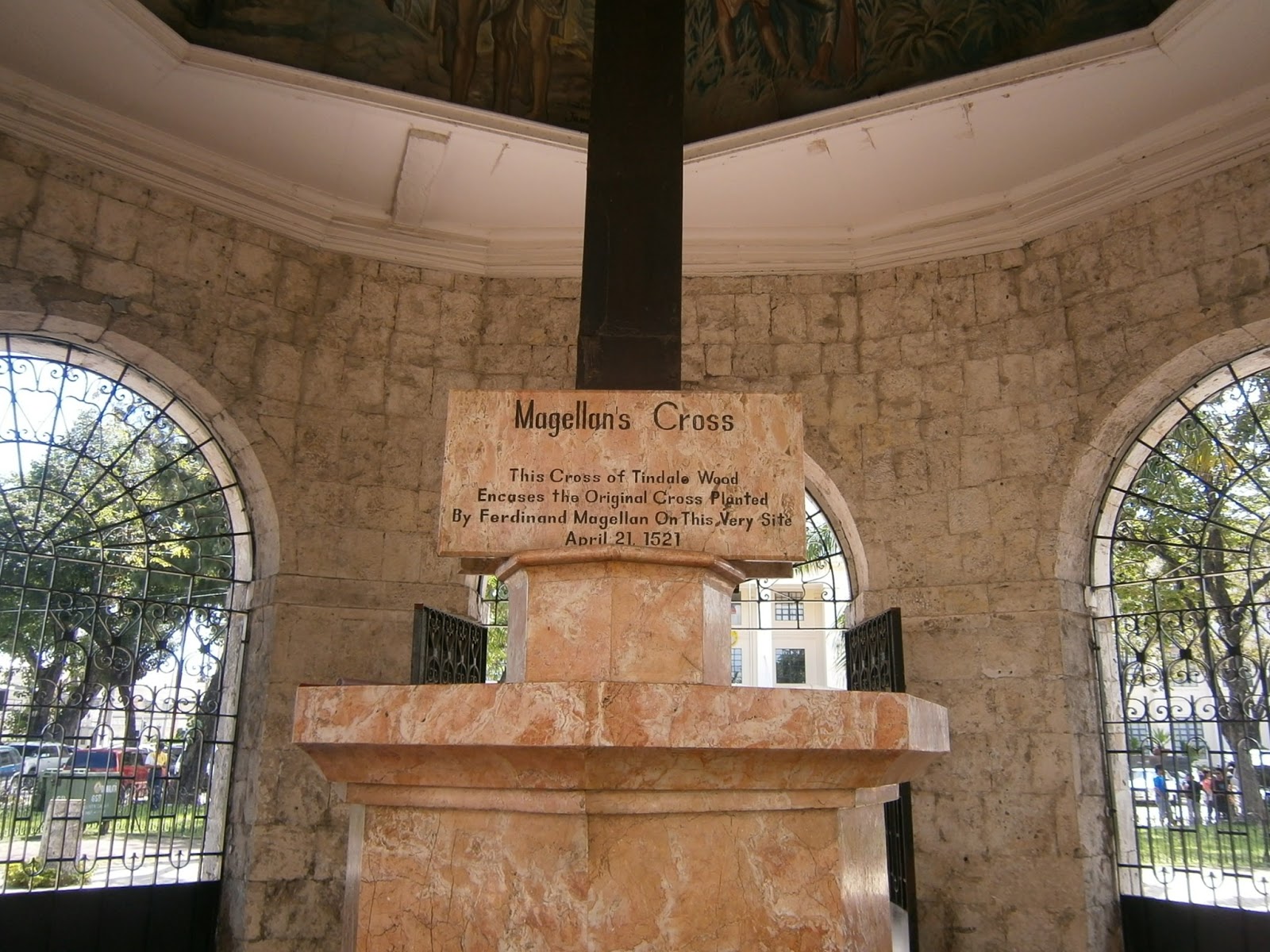 CEBU, Philippines Visit - Feb 25, 2013: Mactan's Magellan Cross