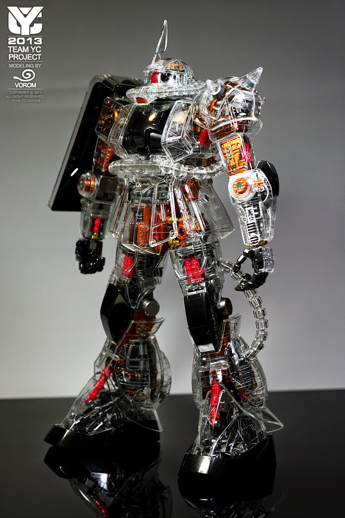 PG 1/60 Zaku II Clear Ver. Painted Inner Frame - Gundam Kits Collection ...