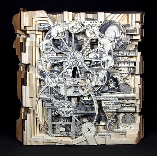 Brian Dettmer's amazing altered books / guiltless reading