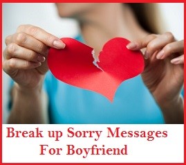 Sorry Messages : Break up Sorry Messages for Boyfriend