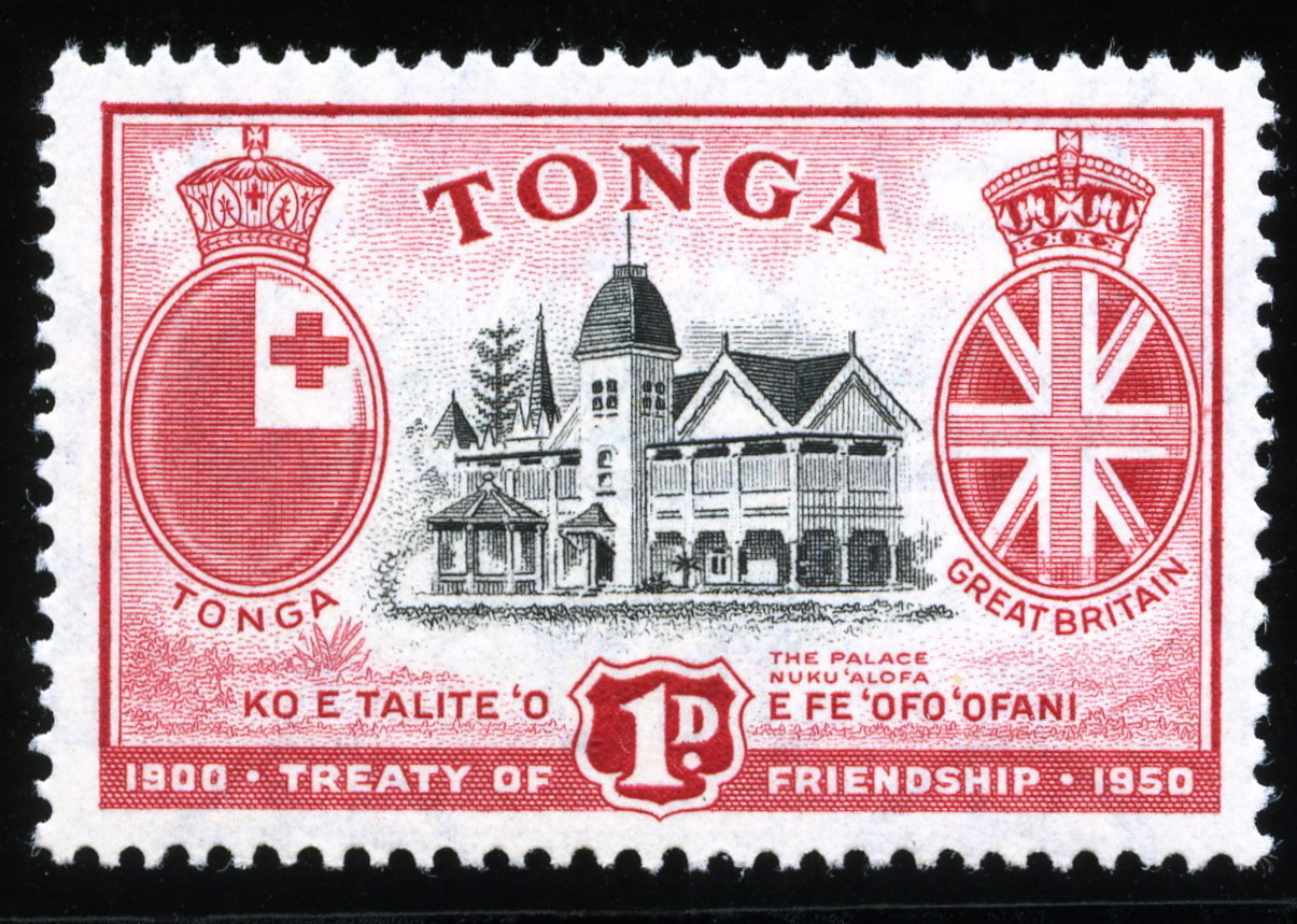 King George VI Postage Stamps: Tonga 1951 (2 July) 50th Anniv. of ...
