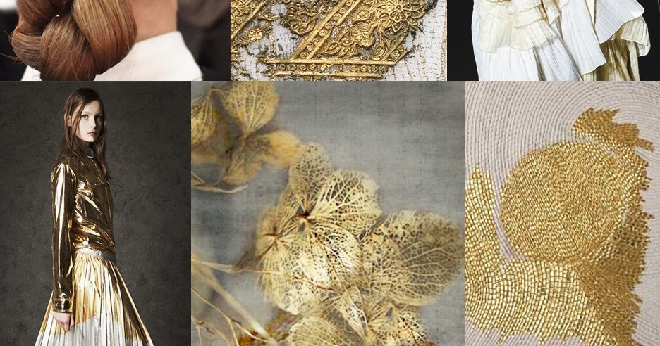 FASHION VIGNETTE: TREND | PATTERN CURATOR - ARTISAN GOLD . FW 2019