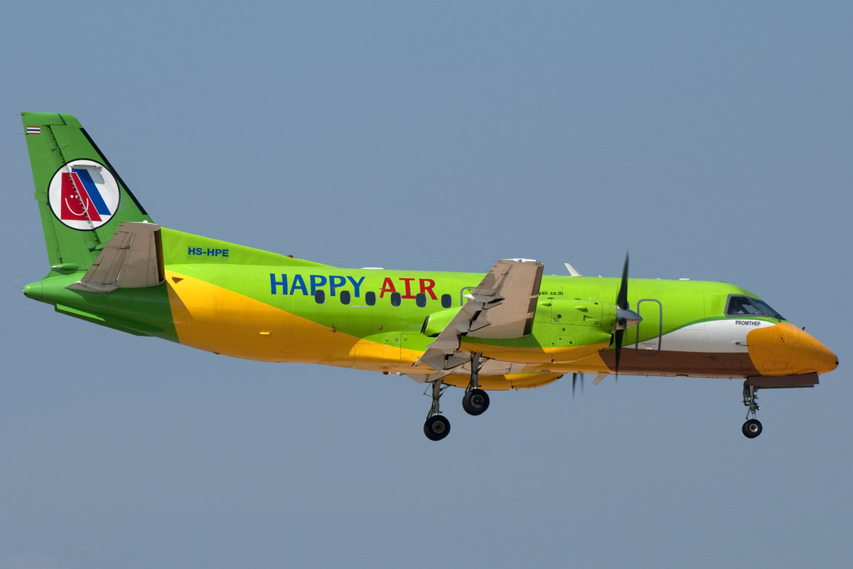 Spotter-Reports: Happy Air SF34 HS-HPE - Phuket Report