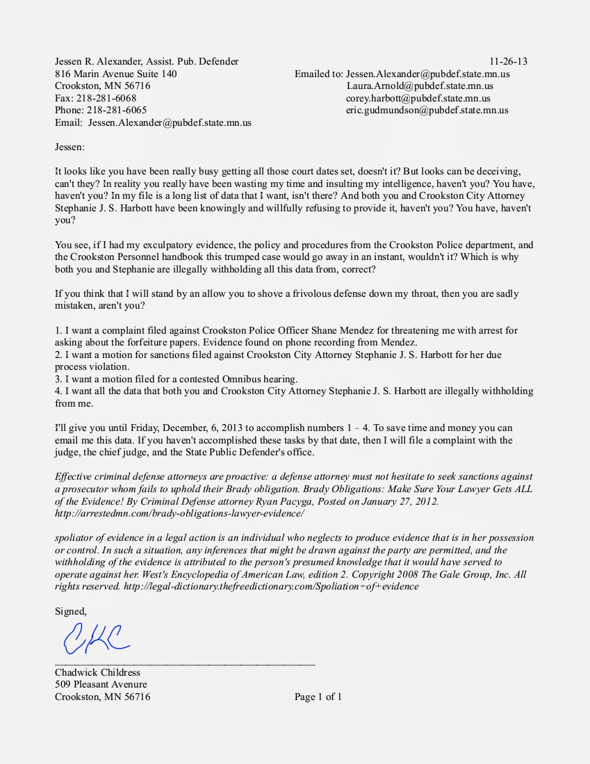 Lion News: Polk Co. Attorney Greg Widseth (Judge Candidate) & Crookston ...