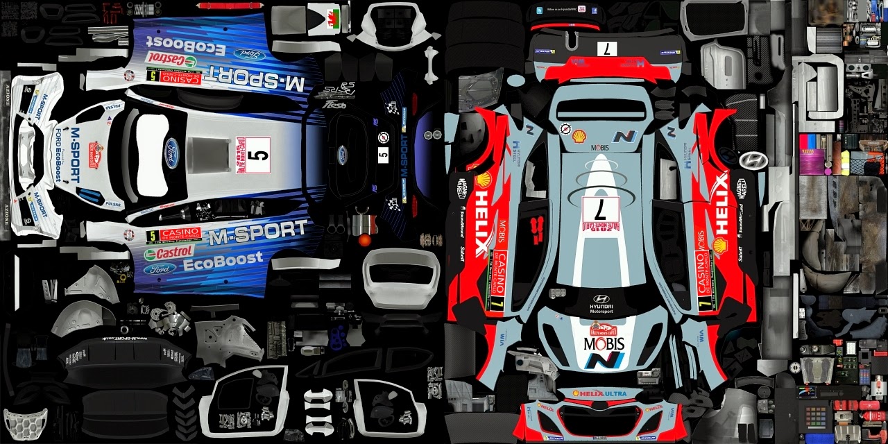 RBR+: M-Sport WRT, Hyundai Motorsport RMC 2015 skins