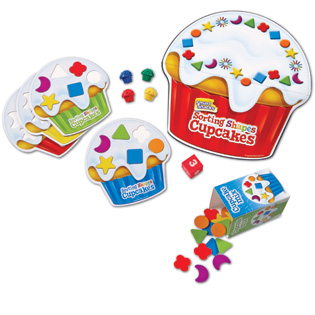 LEARNING RESOURCES - SMART SNACKS SORTING SHAPES CUPCAKE GAME REVIEW ...
