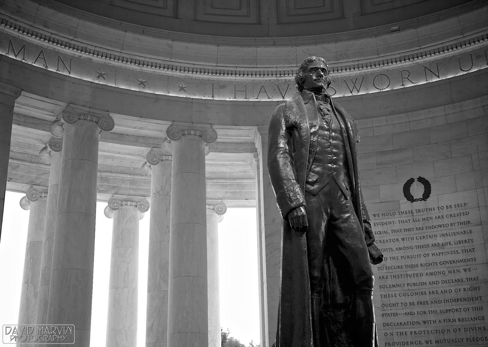 David Marvin Photography - Lansing, Michigan: Black & White Monuments