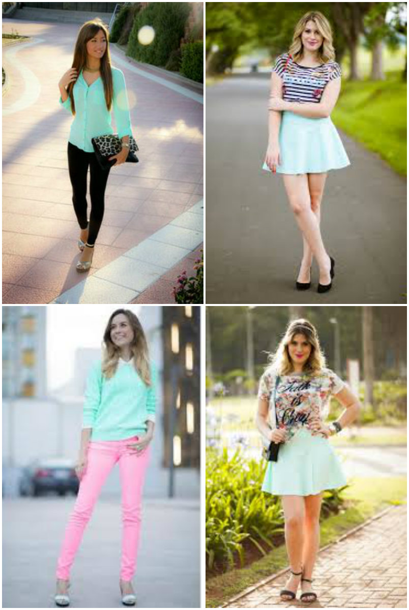 Rafaela Oliveira: Looks: Verde-água