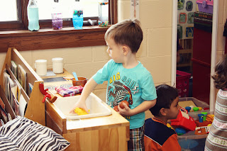 more than 9 to 5...my life as "Mom": Big Boy Starts Preschool!