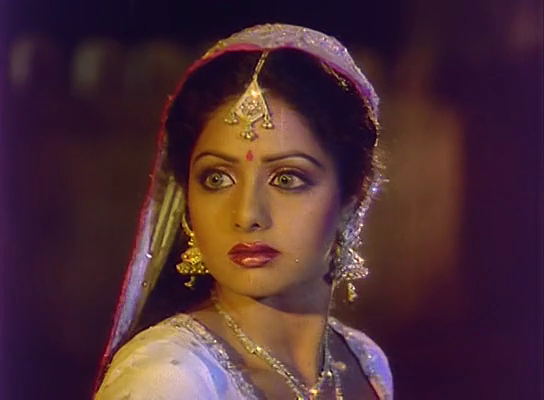 Sridevi: Nagina (1986): Sridevi's iconic white ghaghra for her finale dance number