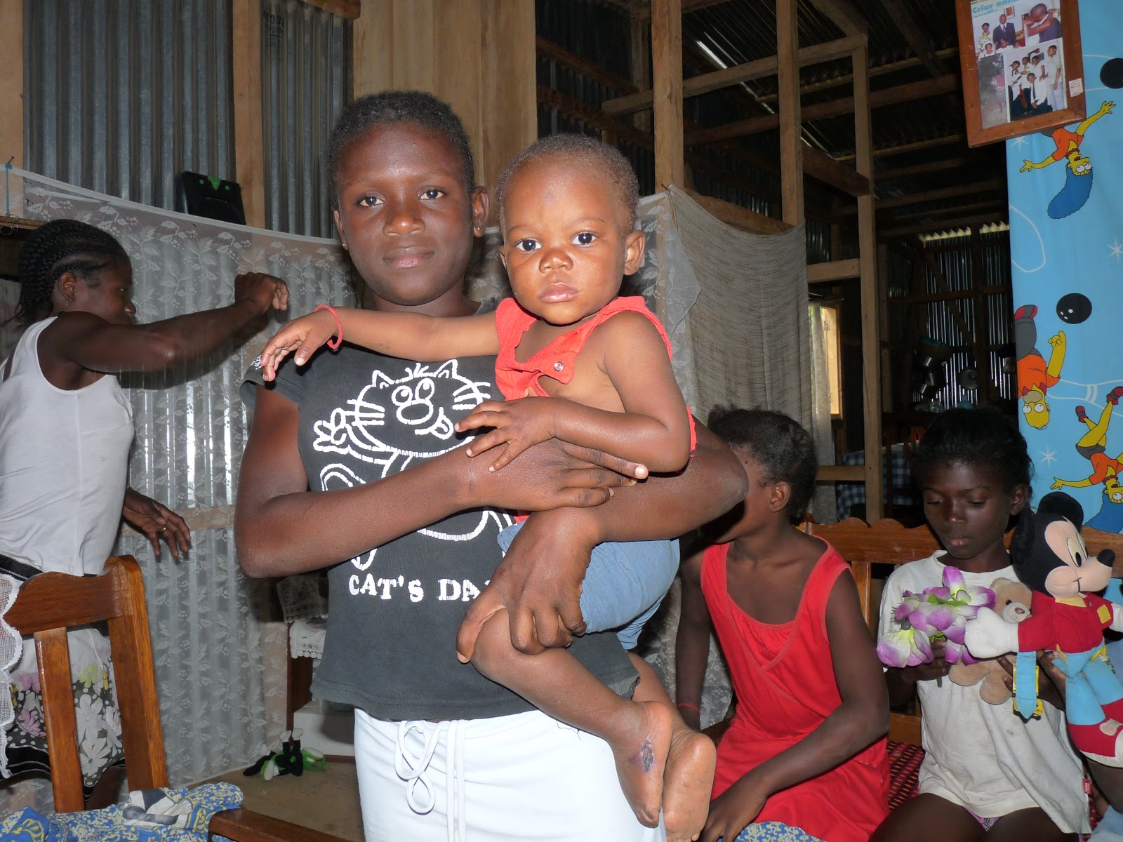 I'd rather be in Africa ...: Invited in - to an African home.