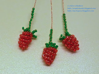 Beading for the very beginners: Raspberry