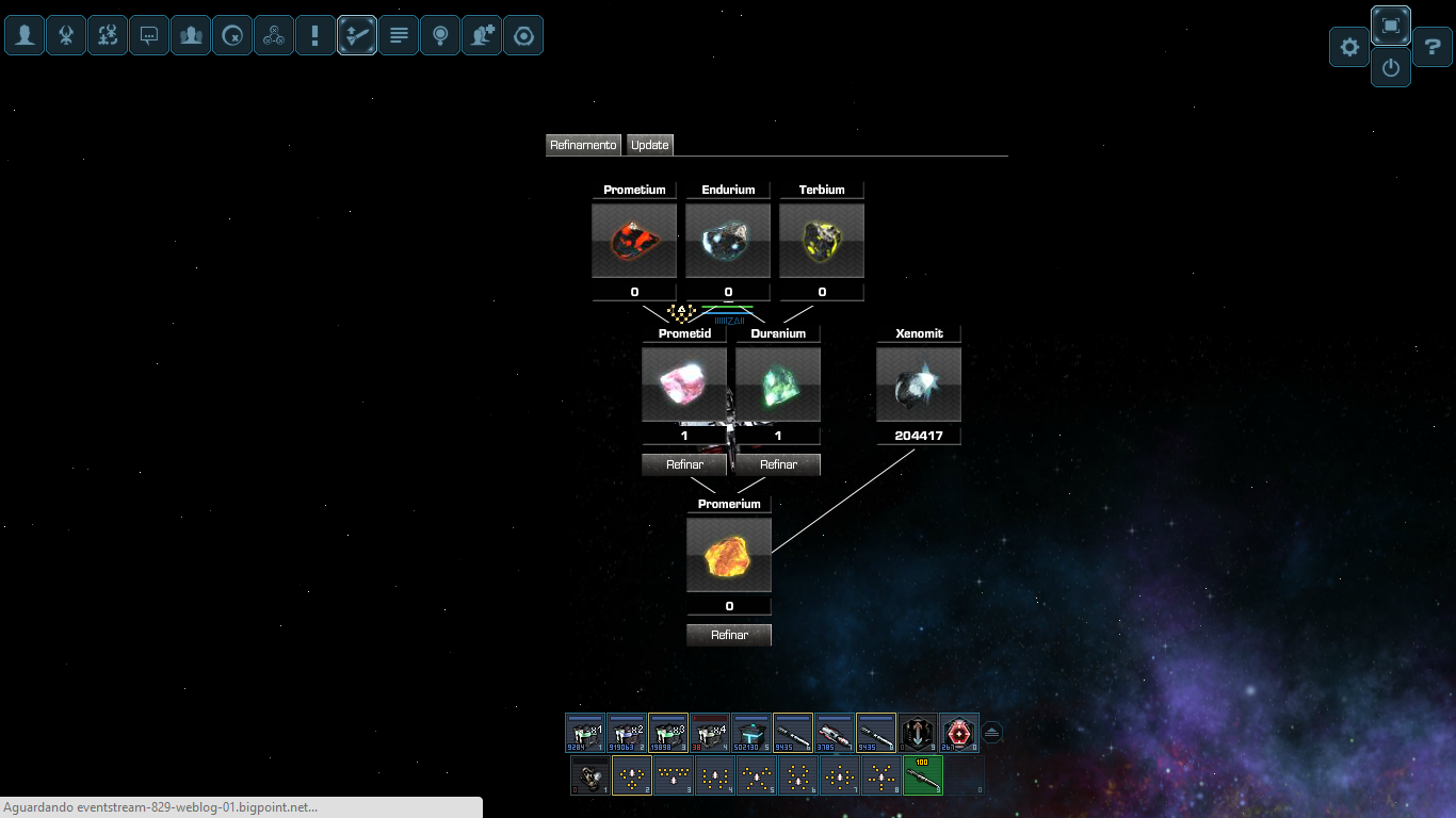 recolhedor de endurium | DarkOrbit PT
