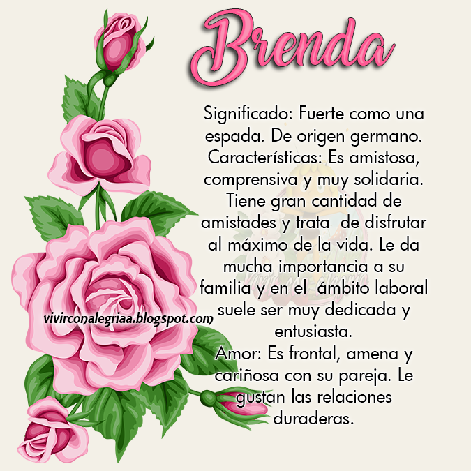 Vivir con alegría: Significado de nombres femeninos.