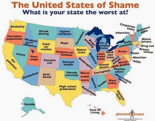 The 5 Most Divisive USA Stereotype Maps!