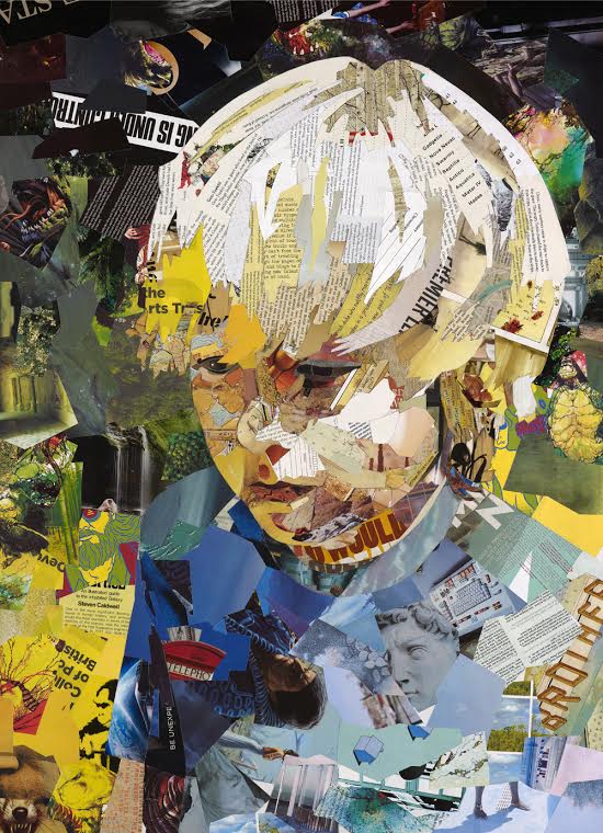 Sunshine Girl On A Rainy Day: Patrick Bremer: Collage Artist