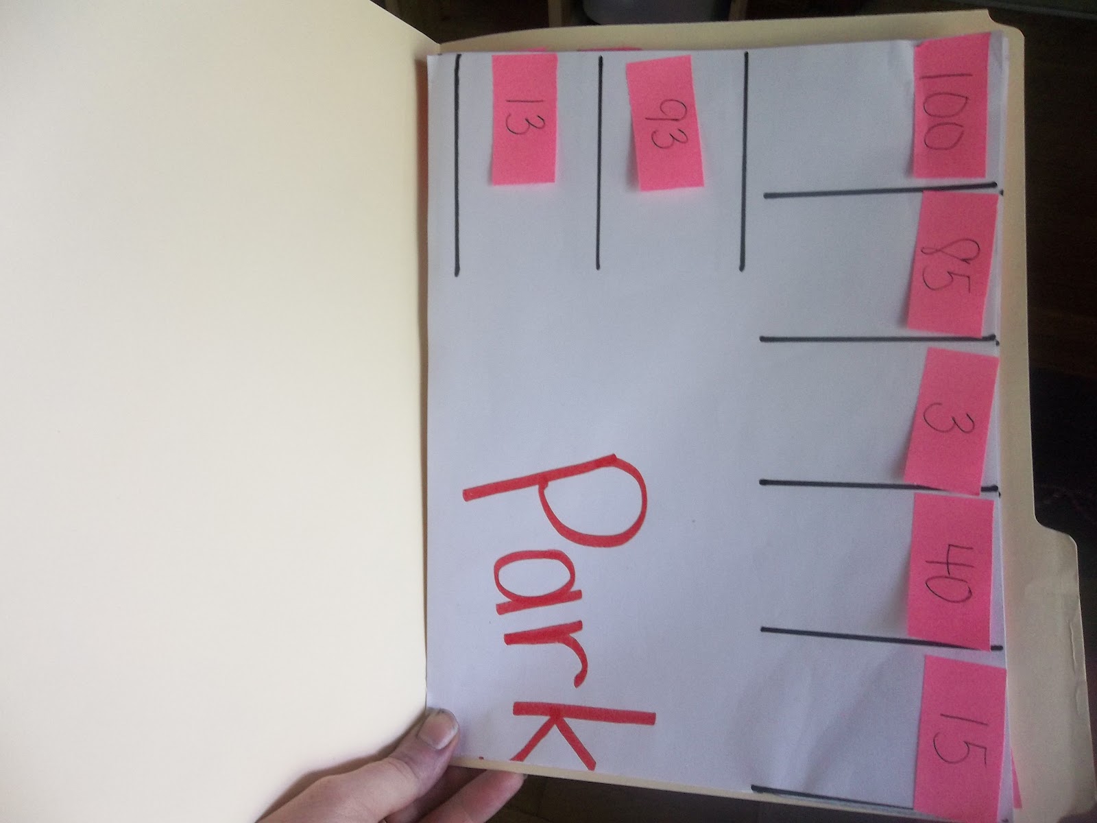 These Precious Days: Making Math Fun ~ The Parking Lot Game