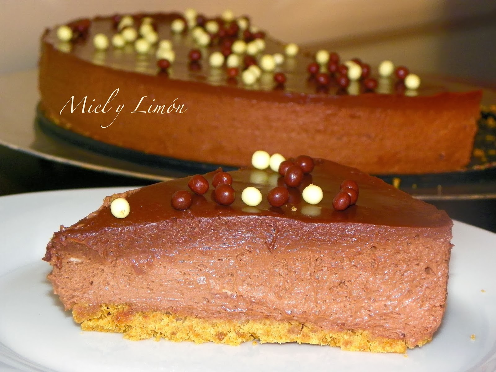 Miel y Limón Recetas: TARTA MOUSSE de CHOCOLATE