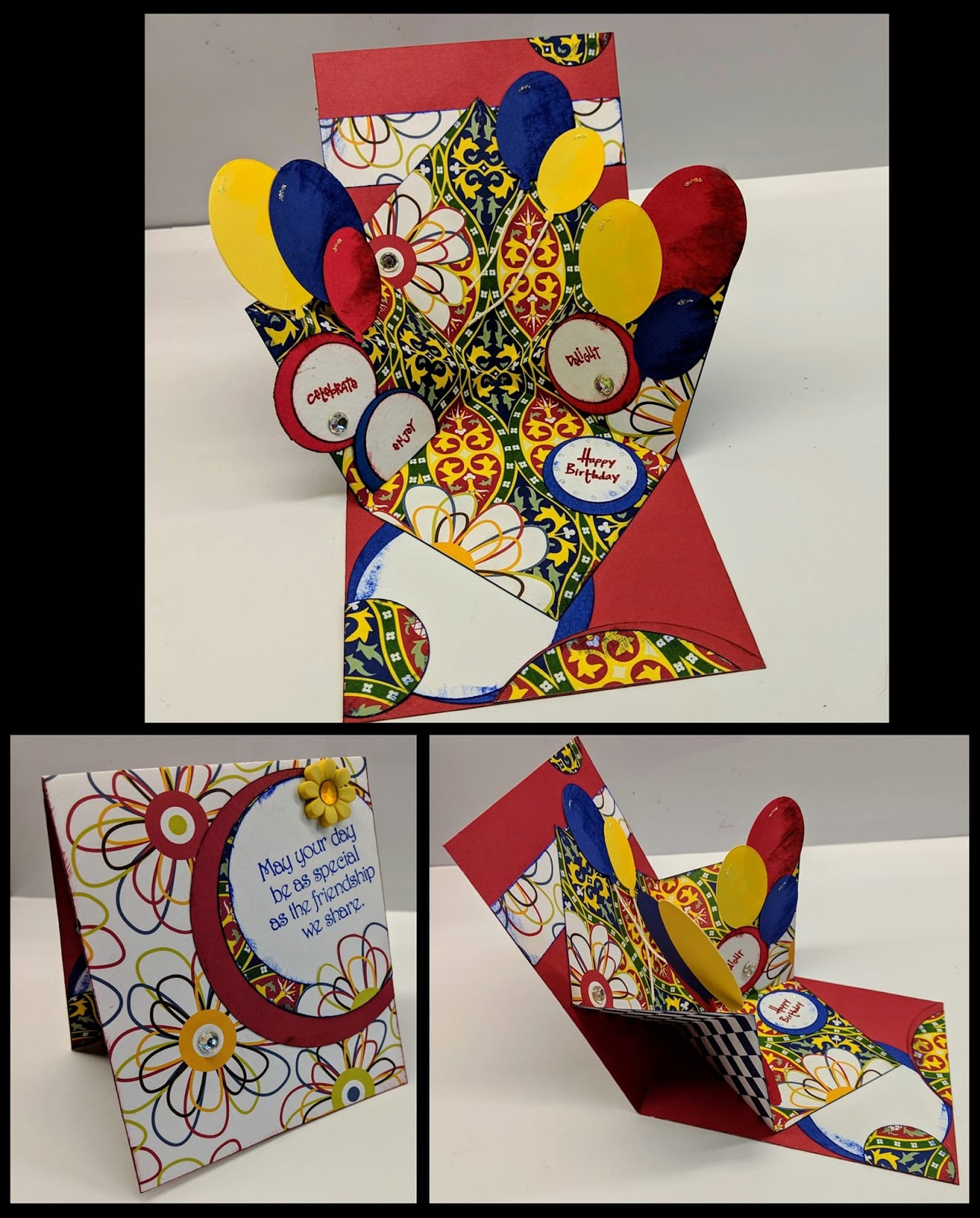 Angie Papercrafts: Pop Out Explosion Birthday Card