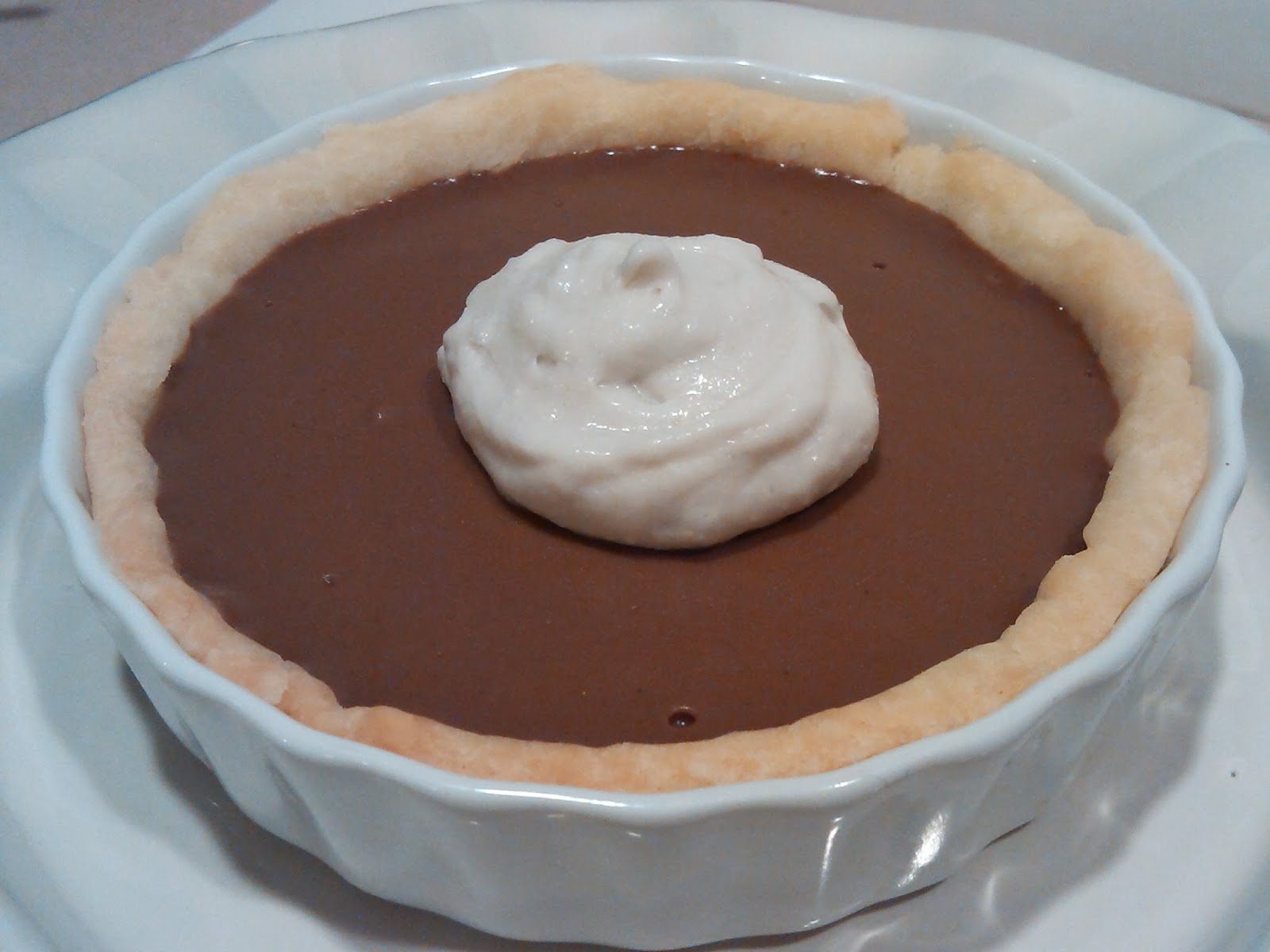 Fairy Wings and Pixie Dust...: Chocolate Nog Pudding Pie