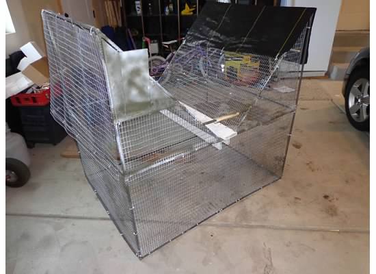 Steve's Hawk Blog: Starling Trap: V Trap