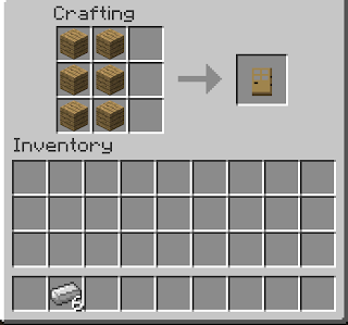 Crafting Tutoriais: Minecraft - Como criar portas e mini portas