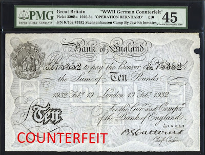 Forgery of Sterling currency : When Tangier unraveled Germany’s ...