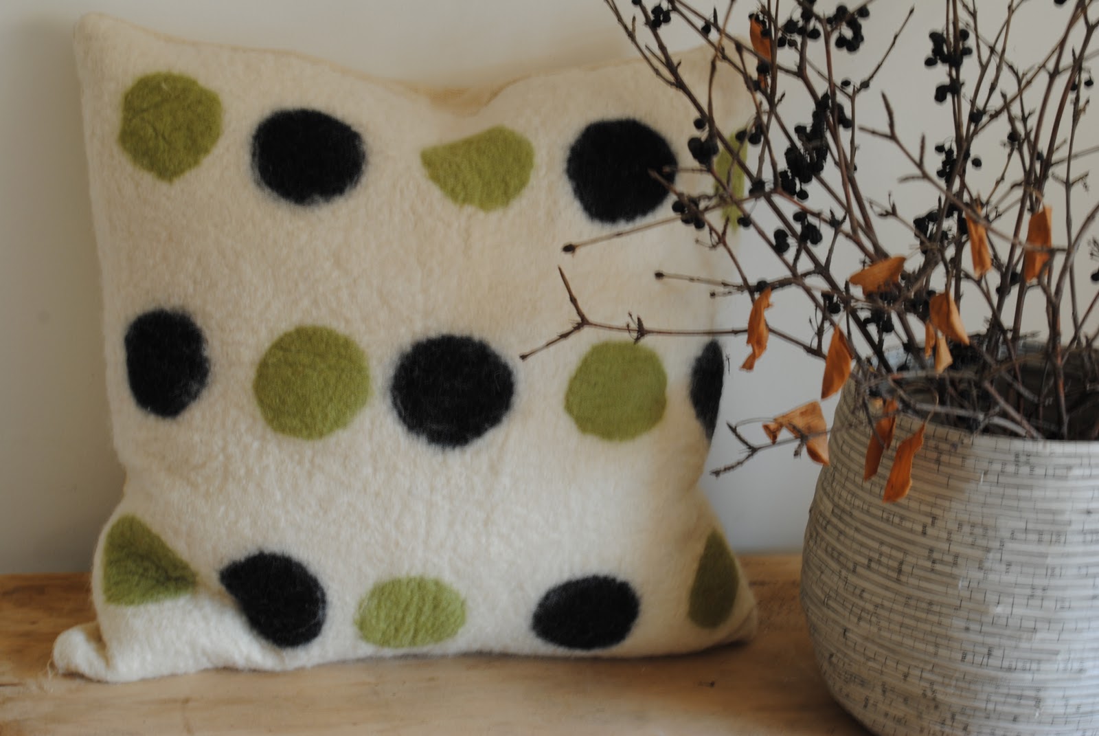 RAZMATAZ: Handmade Felt Pillows
