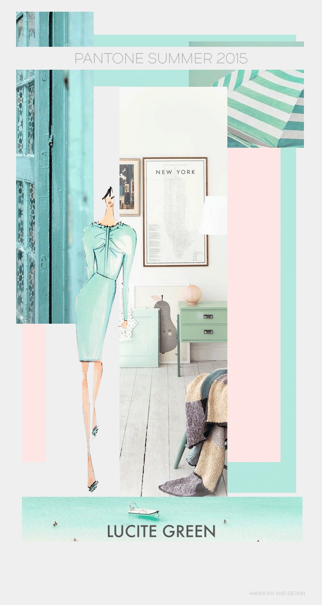 Harmony and design: MOODBOARD: LUCITE GREEN