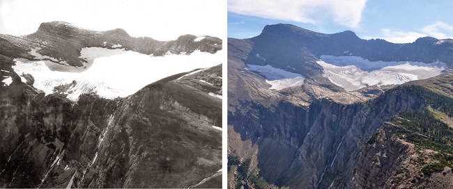 These 9 Before And After Photos Of Melting Glaciers Tell A Shocking ...