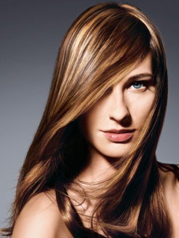 Trends Hairstyles: Natural Brunette Hair Highlights