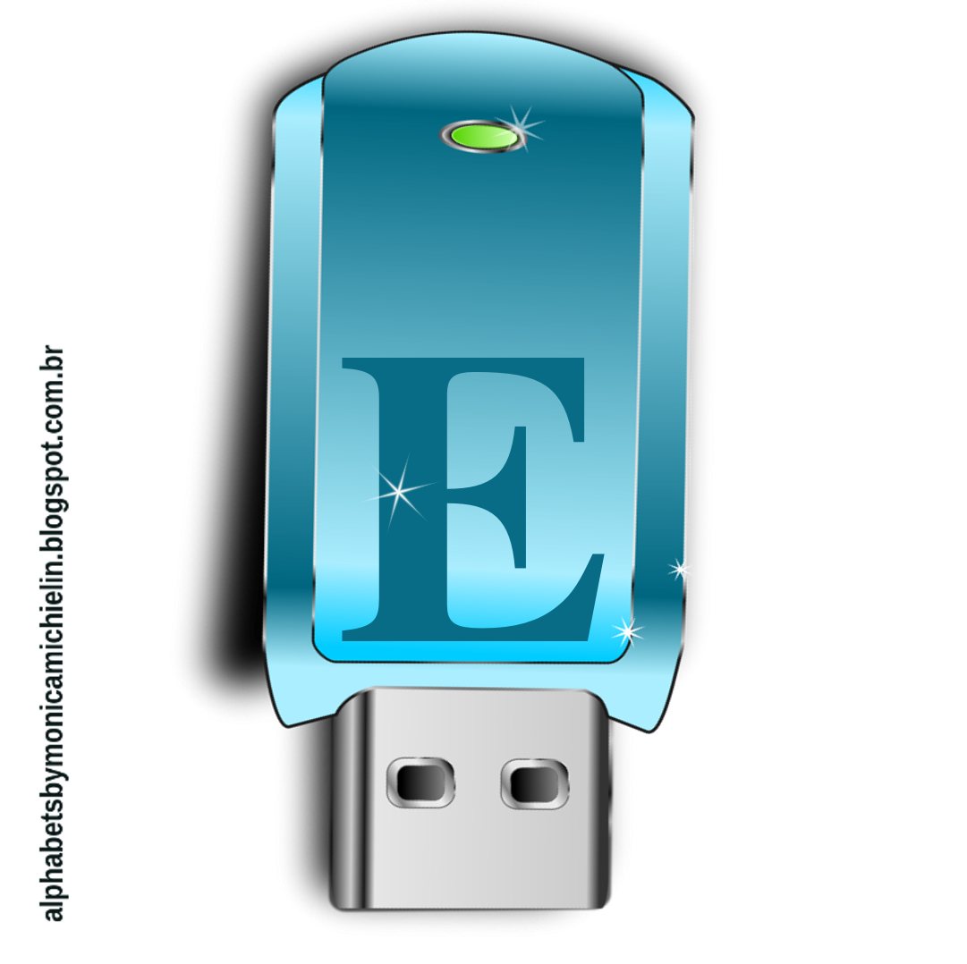 M. Michielin Alphabets: USB FLASH PENDRIVE ALPHABET por Mônica ...