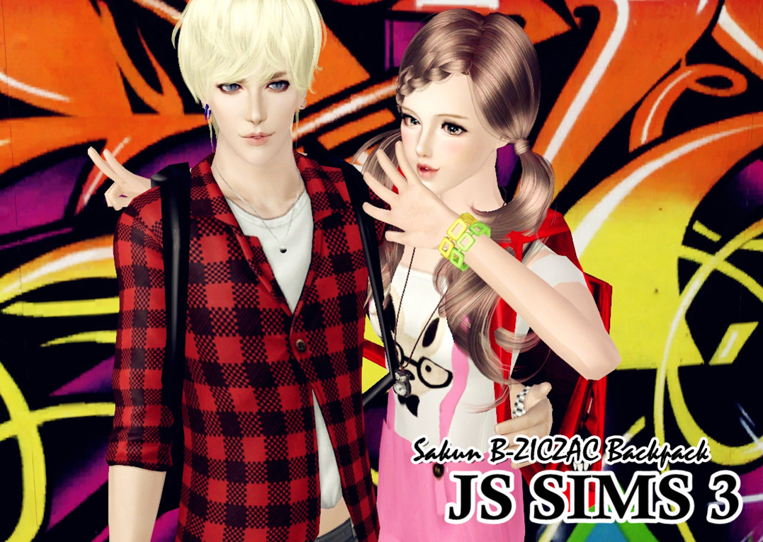 [JS SIMS 3] Sakun B-ZICZAC Backpack－JS SIMS｜痞客邦
