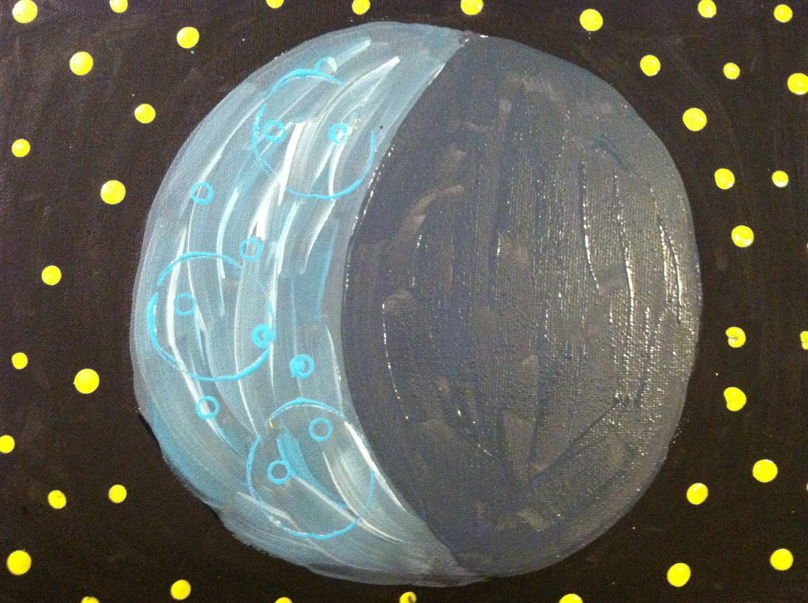 ABC & T: Moon Phases Art Lesson