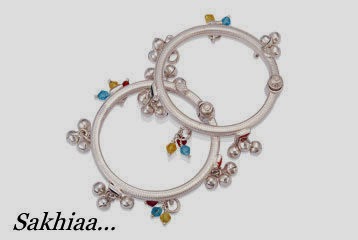 Sakhiaa....: Silver Anklet Designs