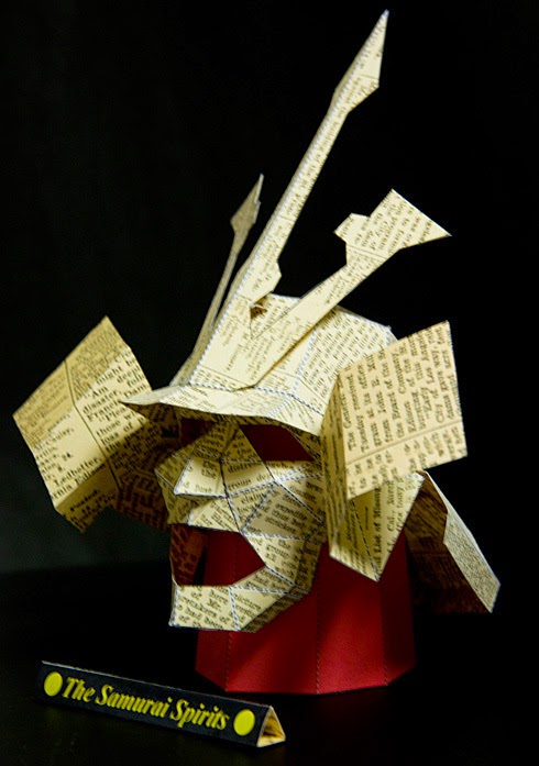 Samurai Spirits Helmet Papercraft | Papercraft Paradise | PaperCrafts ...