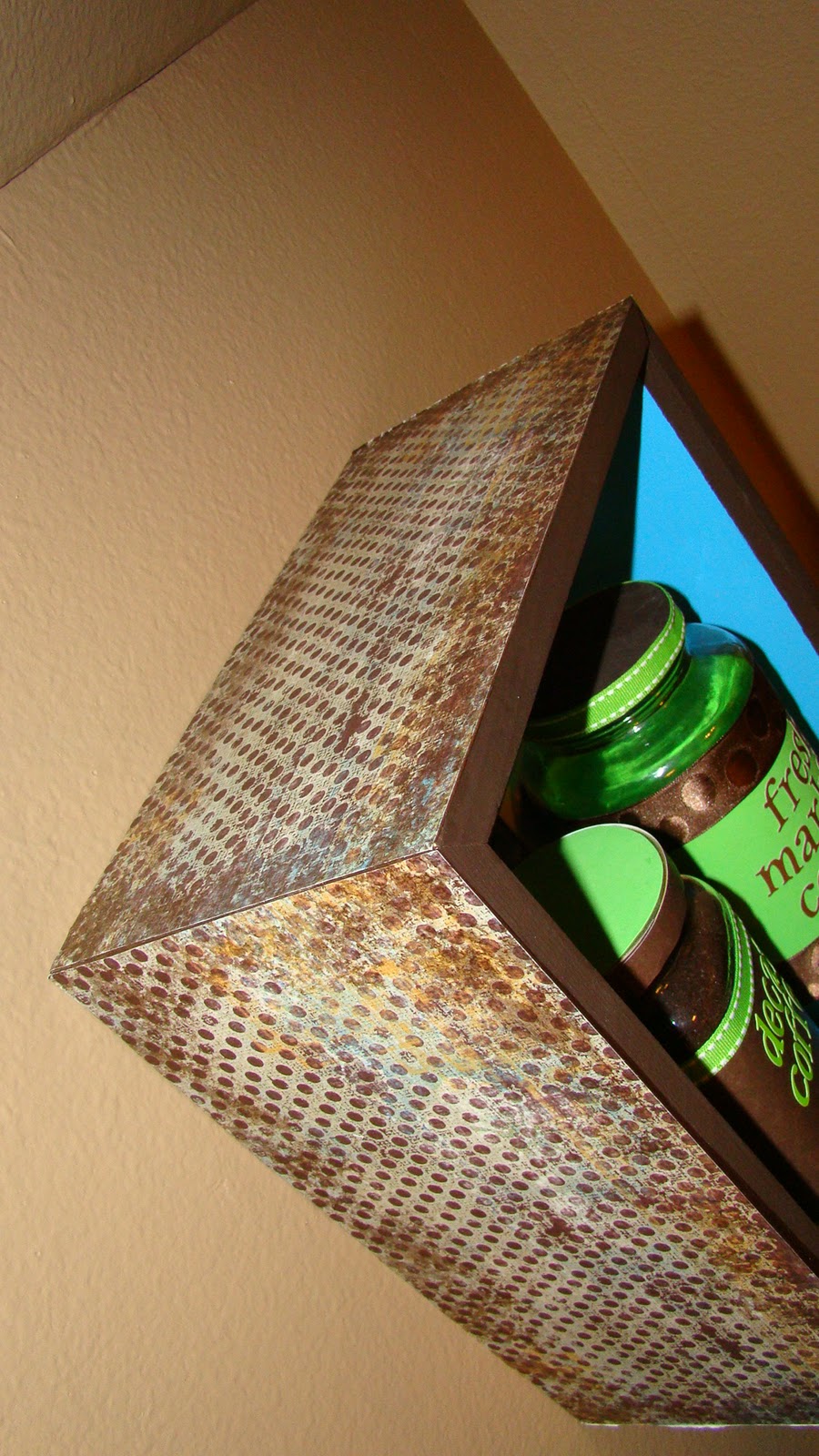 Natural Crafter: Organizing: Coffee Container Boxes