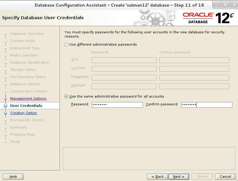 Creating A Real Application Cluster Rac 12c Database Using Dbca Oraclenext Solution To Your