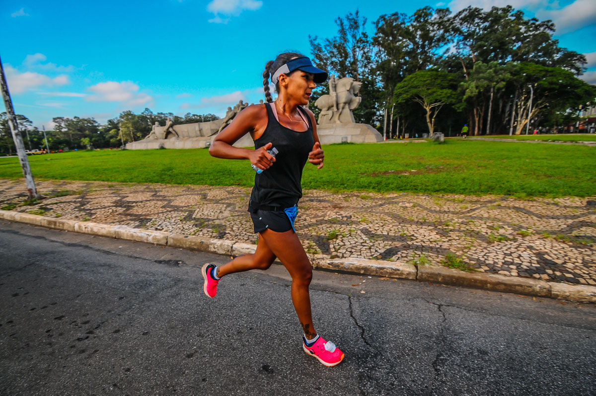 Agora eu virei corredora