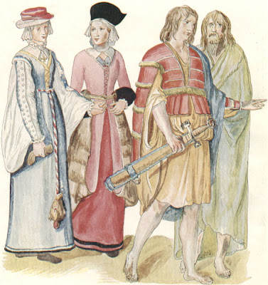 Ancient costume's Blog: Medieval Clothing Was Dictated By The Pyramid ...