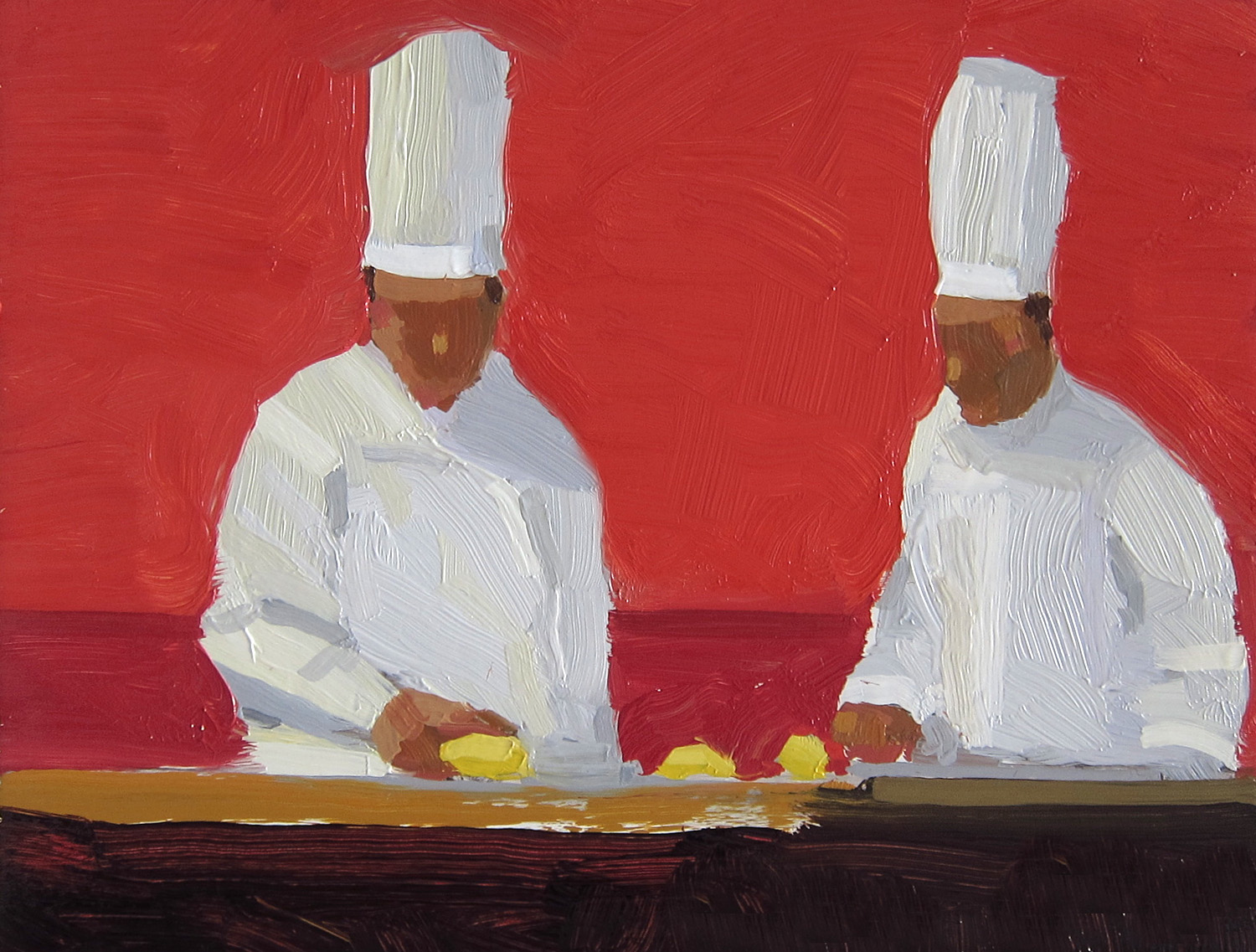 John Healey Paintings: "Two Chefs"