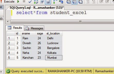 How to import excel file data in database and display it in Gridview ...