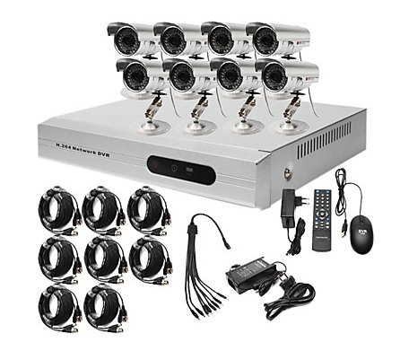 InfoSegurInternacional: Kit de DVR CCTV 8CH (H.264, 8 Câmeras ...
