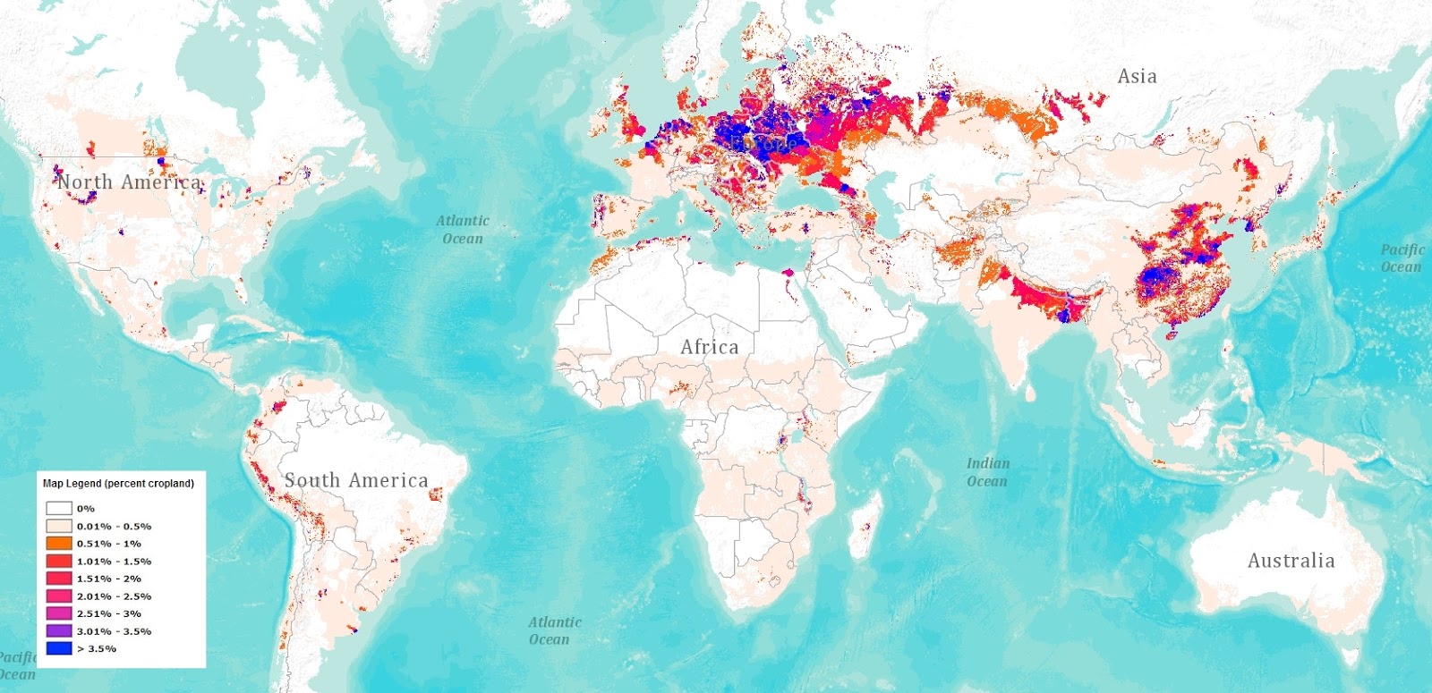 Worldwide potato cultivation - Vivid Maps