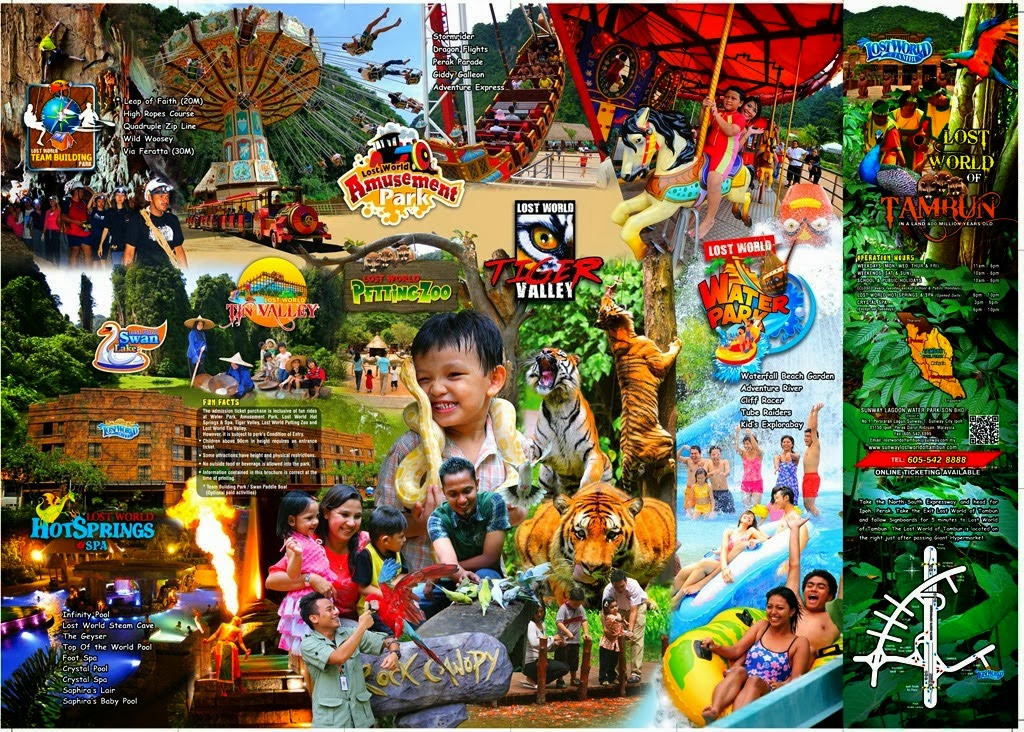 Adventure Time at The Lost World of Tambun Theme Park - Farisha Nadia