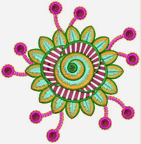 EmbDesignTube: 100% Silk Clothing Applique Embroidery Designs