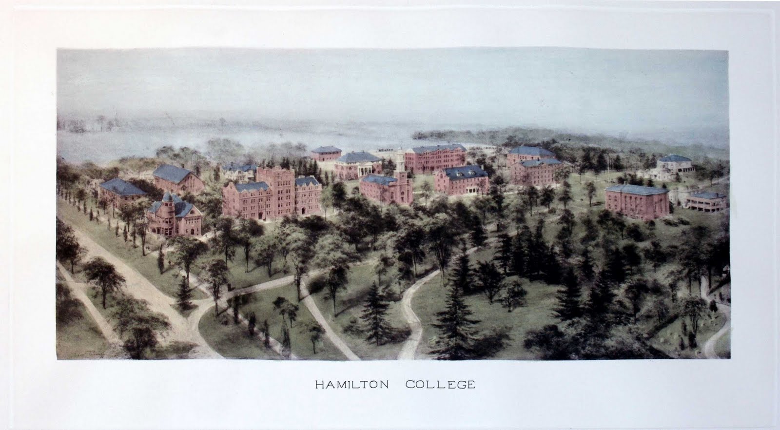 Icnonic College View of the Day: "Hamilton College" Richard Rummell ...